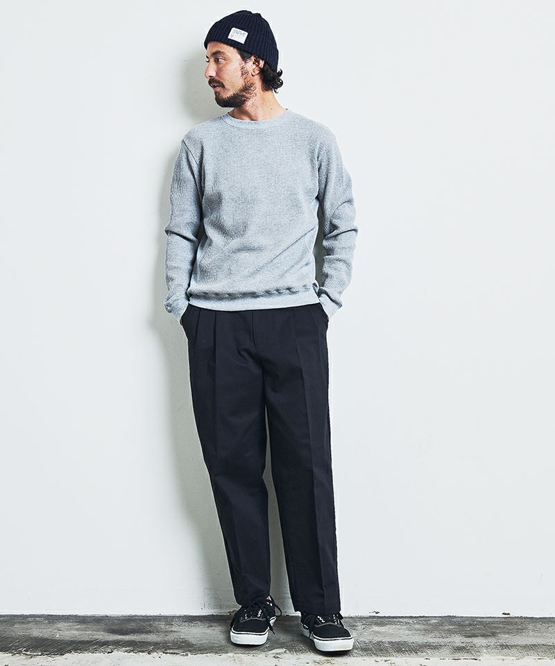 50%OFF【Magine(マージン)】VINTAGE WAFFLE SIDE RIB C-N L-S カットソー(2312-013 ...