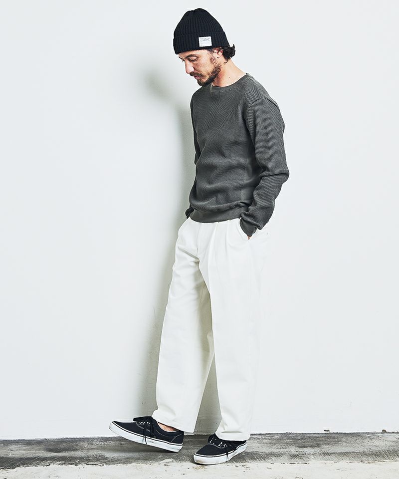 50%OFF【Magine(マージン)】VINTAGE WAFFLE SIDE RIB C-N L-S カットソー(2312-013 ...