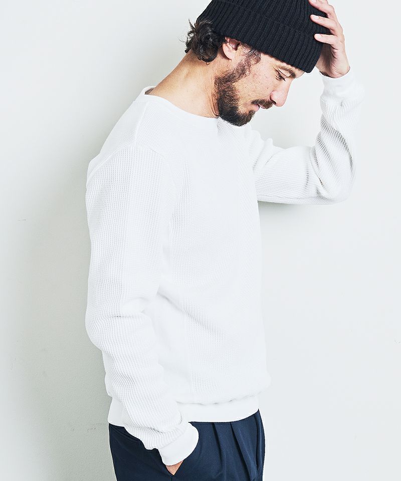 50%OFF【Magine(マージン)】VINTAGE WAFFLE SIDE RIB C-N L-S カットソー(2312-013 ...