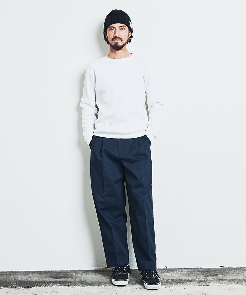 50%OFF【Magine(マージン)】VINTAGE WAFFLE SIDE RIB C-N L-S カットソー(2312-013 ...