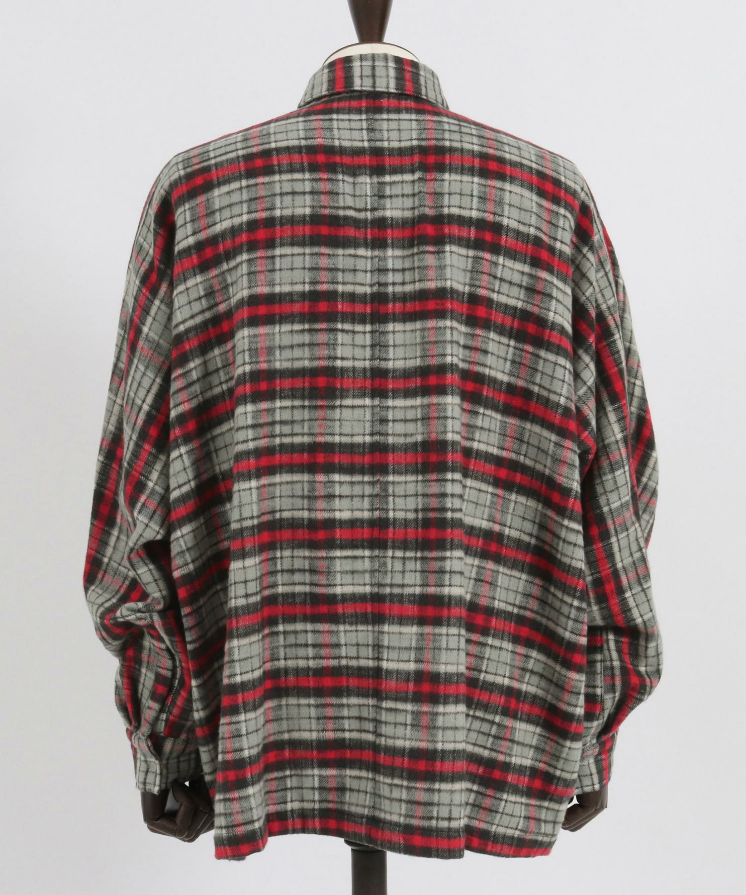 30%OFF【CAMBIO(カンビオ)】ルーズシルエット比翼チェックシャツ(CMB-R0041) | CAMBIO カンビオ