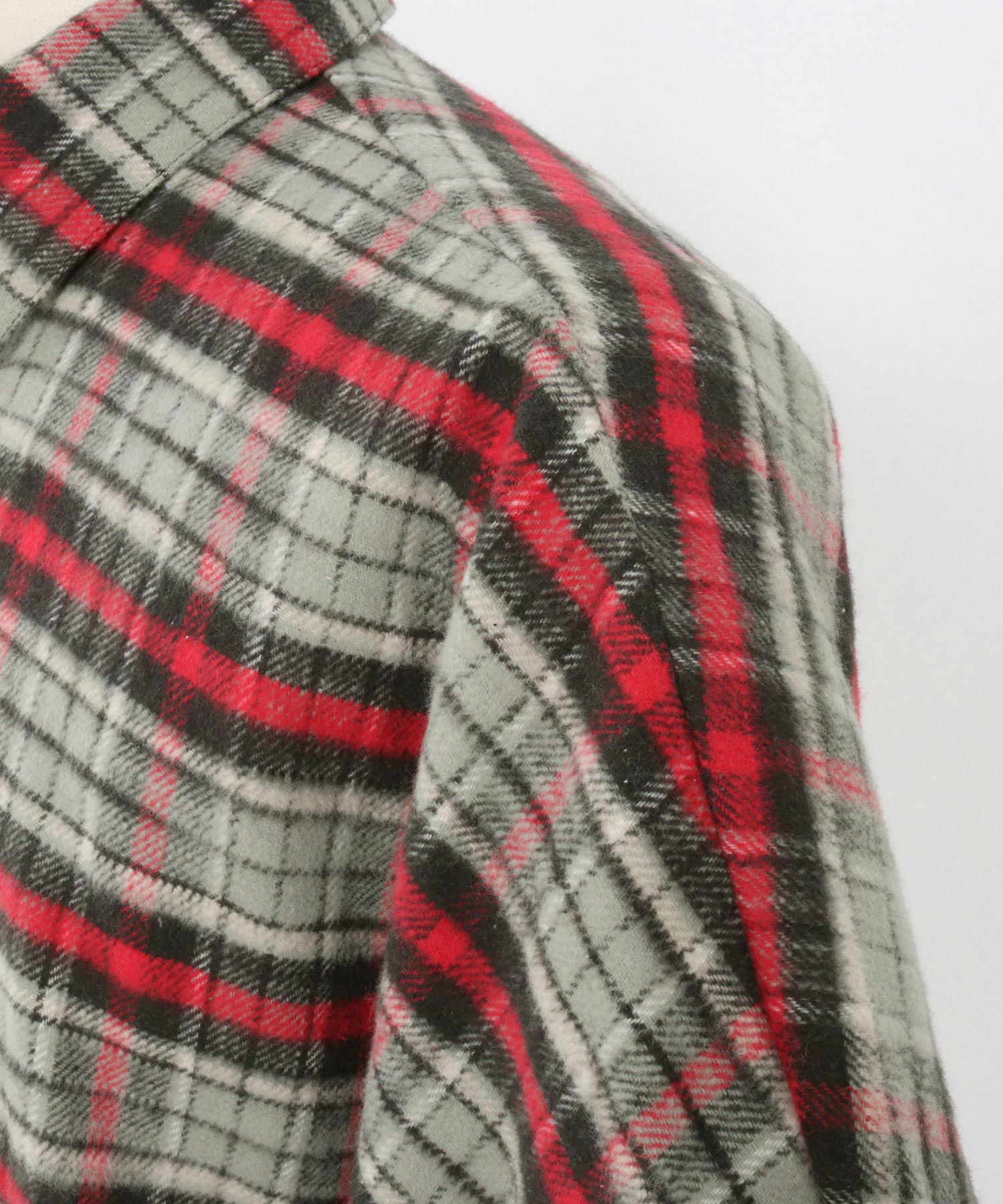 60%OFF【CAMBIO(カンビオ)】ルーズシルエット比翼チェックシャツ(CMB-R0041) | CAMBIO カンビオ
