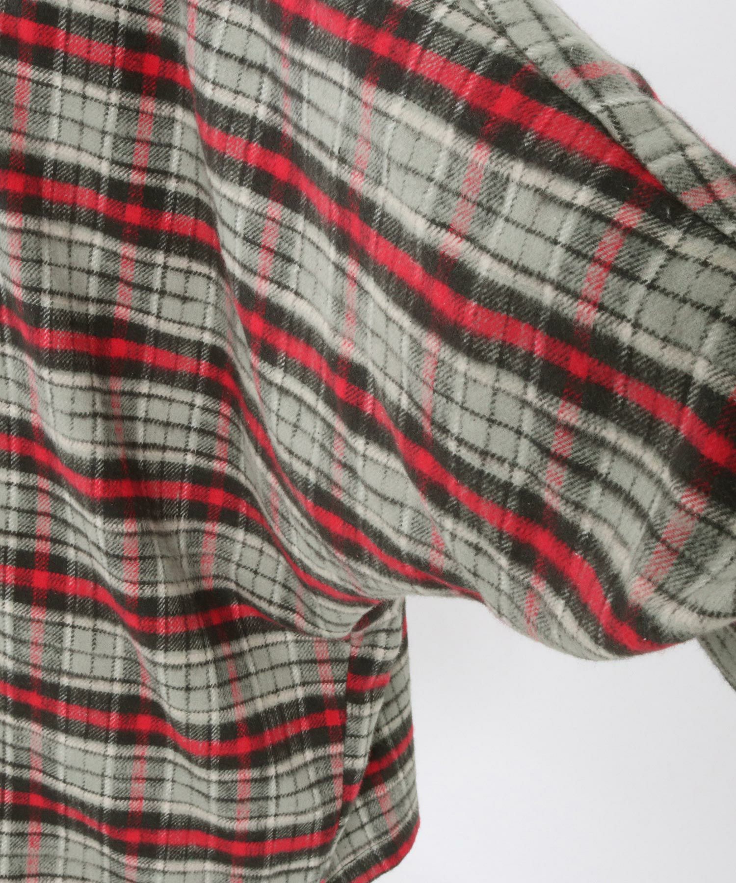 30%OFF【CAMBIO(カンビオ)】ルーズシルエット比翼チェックシャツ(CMB-R0041) | CAMBIO カンビオ