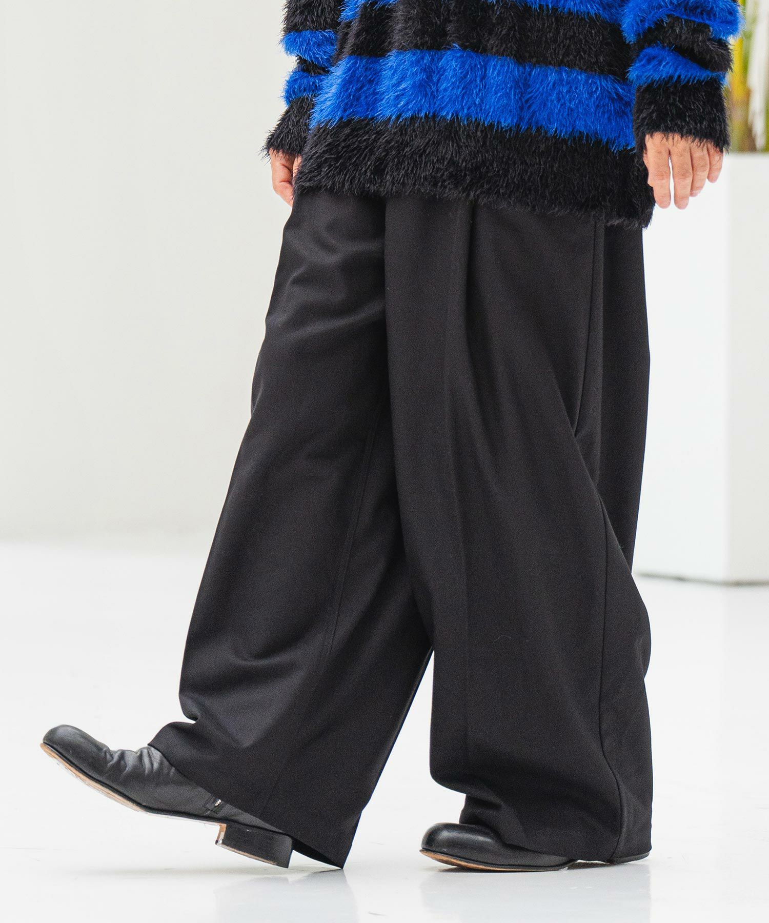 【CAMBIO(カンビオ)】起毛タックワイドパンツ(CMB-R0048) | CAMBIO カンビオ