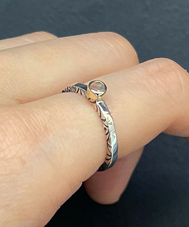 【VIVIFY(ビビファイ)】【予約販売ご注文から1ヶ月後出荷】SideArabesque k10BezelSetting Ring 指輪(VFR-169) | CAMBIO カンビオ