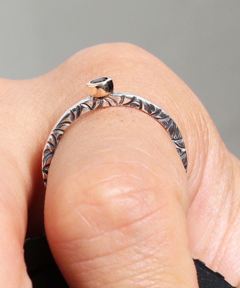 【VIVIFY(ビビファイ)】【予約販売ご注文から1ヶ月後出荷】SideArabesque k10BezelSetting Ring 指輪(VFR-169) | CAMBIO カンビオ