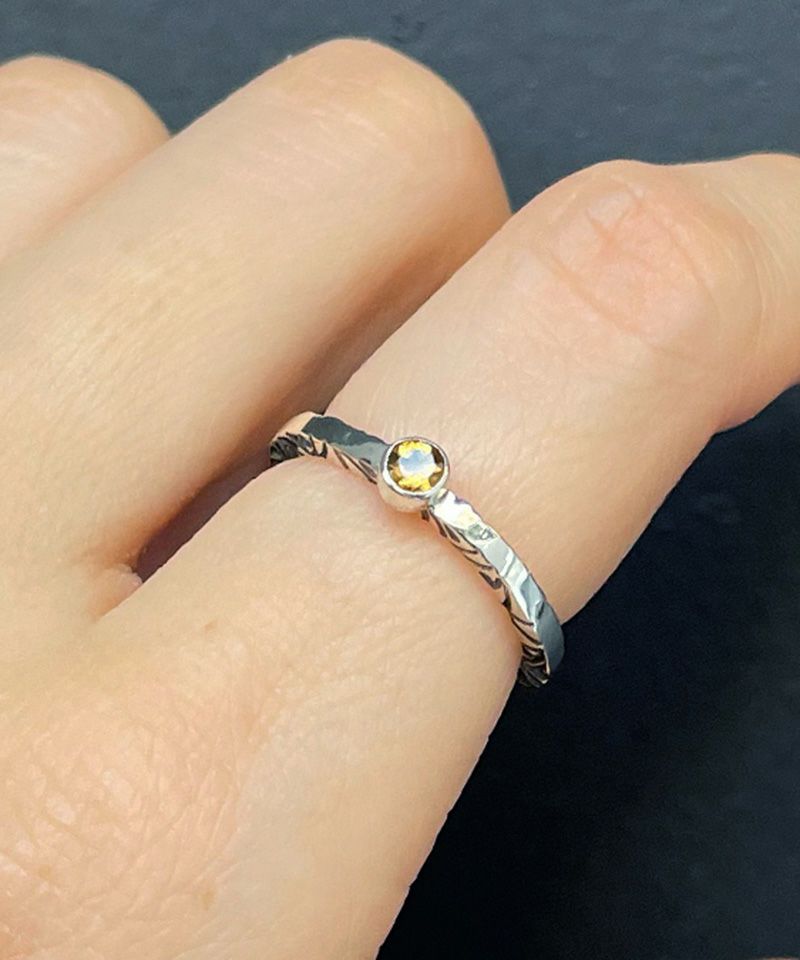 【VIVIFY(ビビファイ)】【予約販売ご注文から1ヶ月後出荷】SideArabesque BezelSetting Ring 指輪(VFR-168) | CAMBIO カンビオ