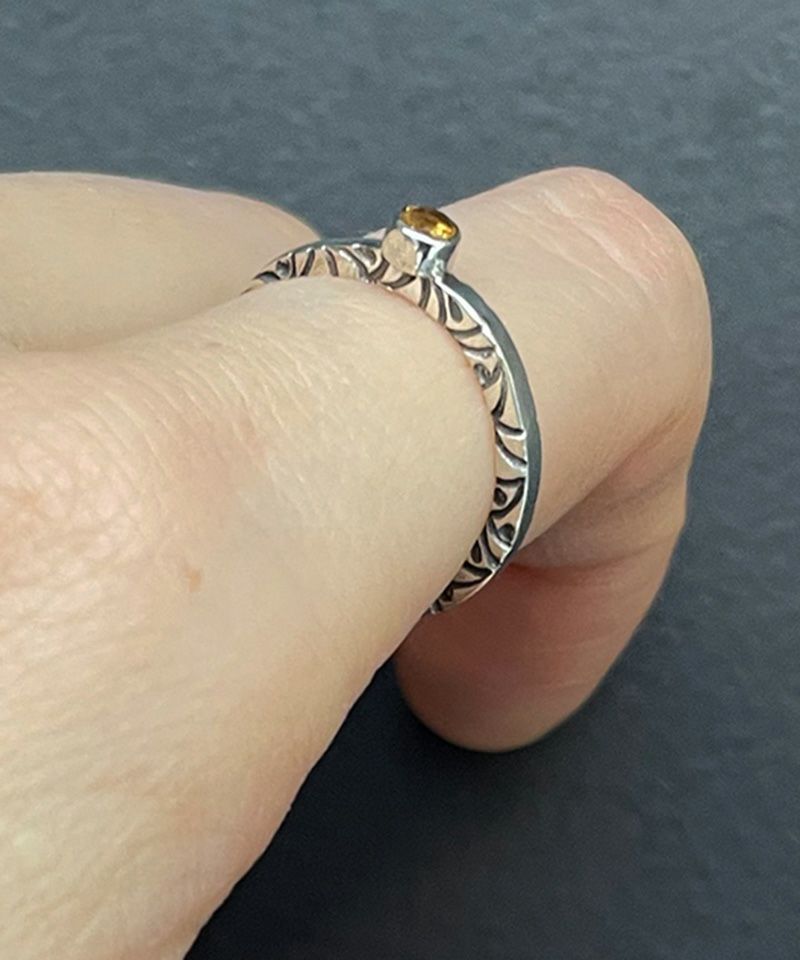 【VIVIFY(ビビファイ)】【予約販売ご注文から1ヶ月後出荷】SideArabesque BezelSetting Ring 指輪(VFR-168) | CAMBIO カンビオ