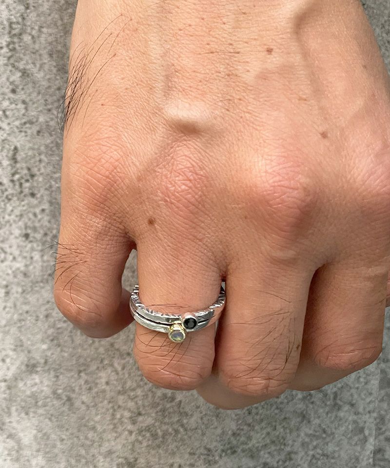 【VIVIFY(ビビファイ)】【予約販売ご注文から1ヶ月後出荷】SideArabesque BezelSetting Ring 指輪(VFR-168) | CAMBIO カンビオ