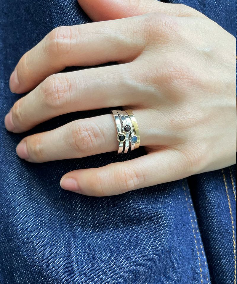 【VIVIFY(ビビファイ)】【予約販売ご注文から1ヶ月後出荷】SideArabesque BezelSetting Ring 指輪(VFR-168) | CAMBIO カンビオ