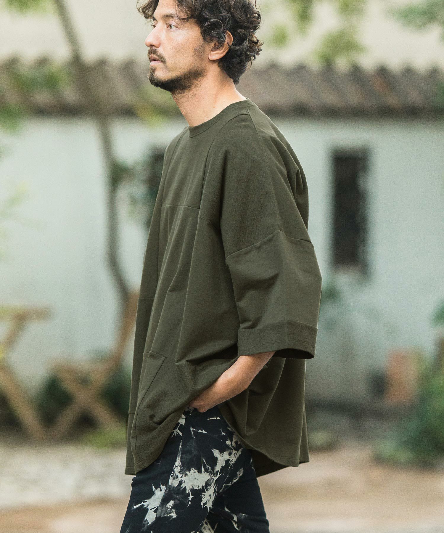 【CAMBIO(カンビオ)】Mini URAKE Patchwork Design Big Tee Tシャツ(S21224cmb) | CAMBIO カンビオ