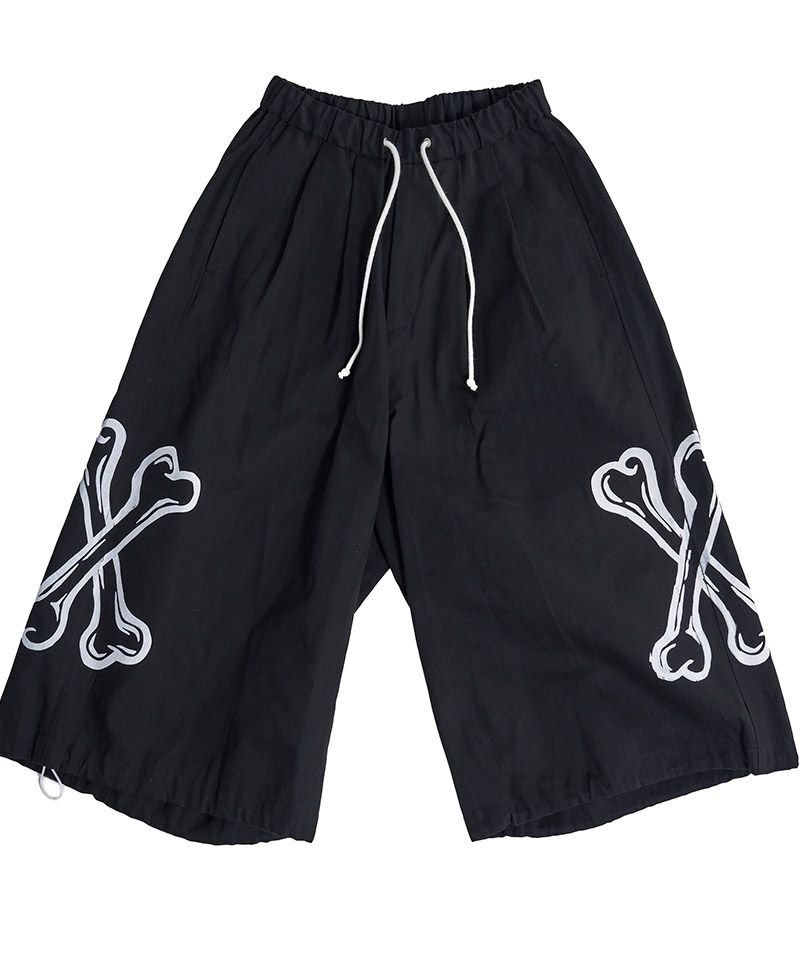 【EFFECTEN(エフェクテン)】 Denim cropped wide pants bone type ワイドパンツ(efmsaw-09 ...