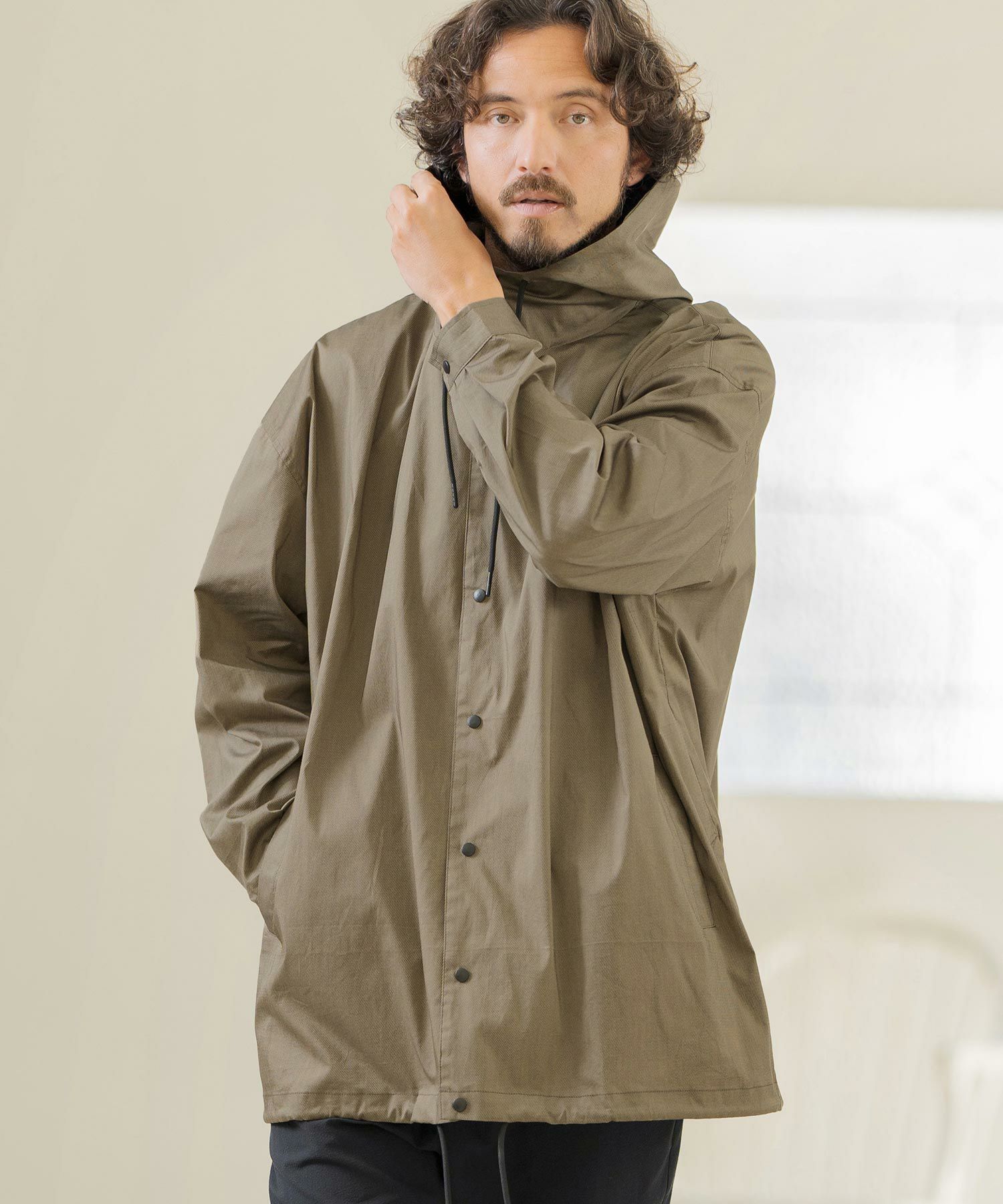 【Magine(マージン)】HOODED LIGHT SHIRTS COAT シャツコート(MGN241-005) | CAMBIO カンビオ