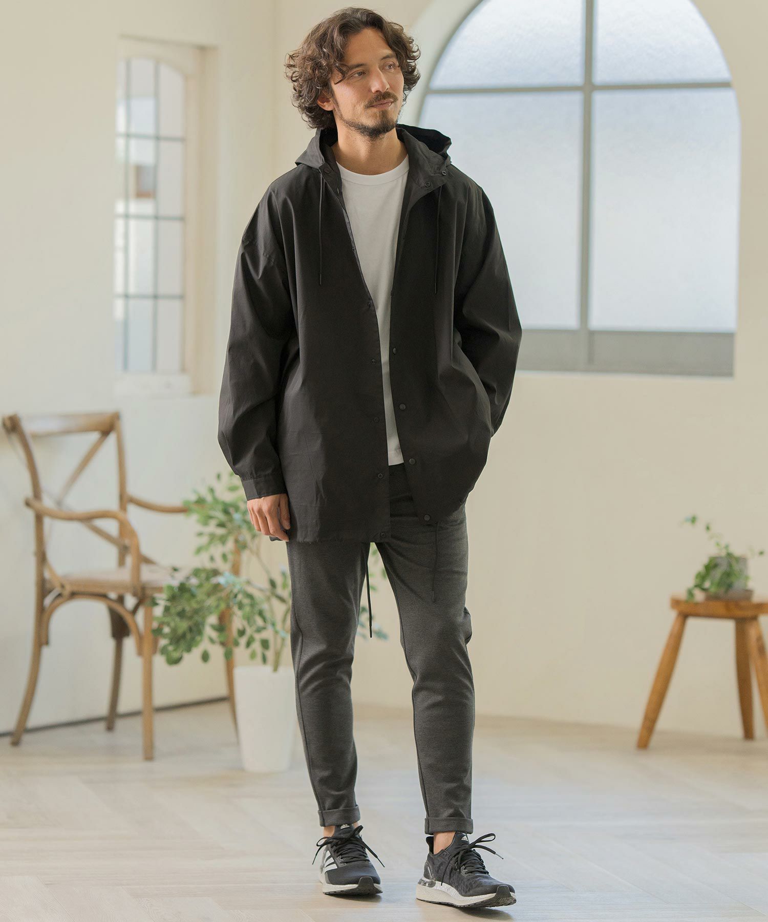 50%OFF【Magine(マージン)】HOODED LIGHT SHIRTS COAT シャツコート(MGN241-005 ...