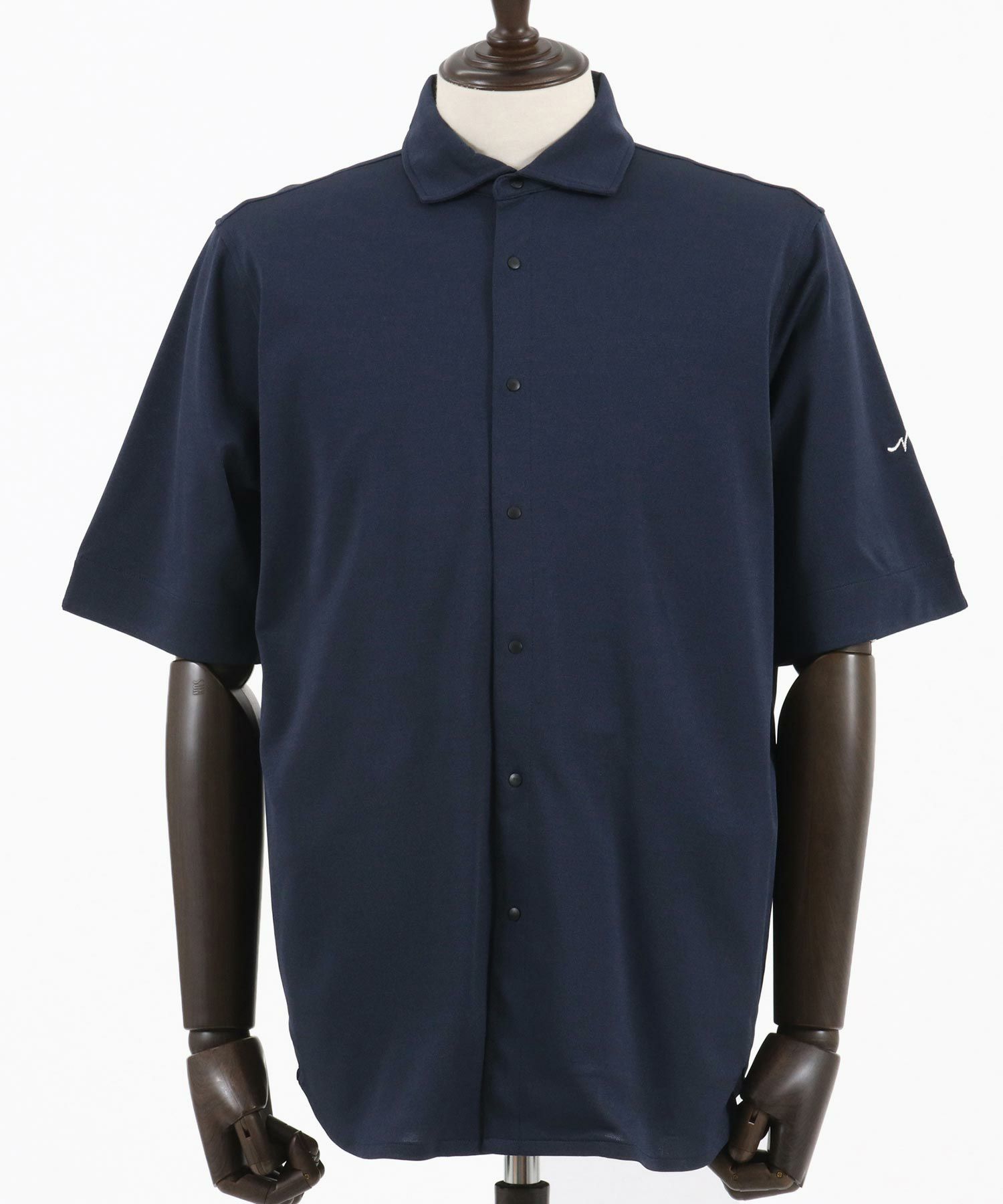 30%OFF【CALL&RESPONSE(コールアンドレスポンス)】 半袖シャツ-ホリゾンタルカラー-KOKAGE(242-1214-02) | CAMBIO カンビオ