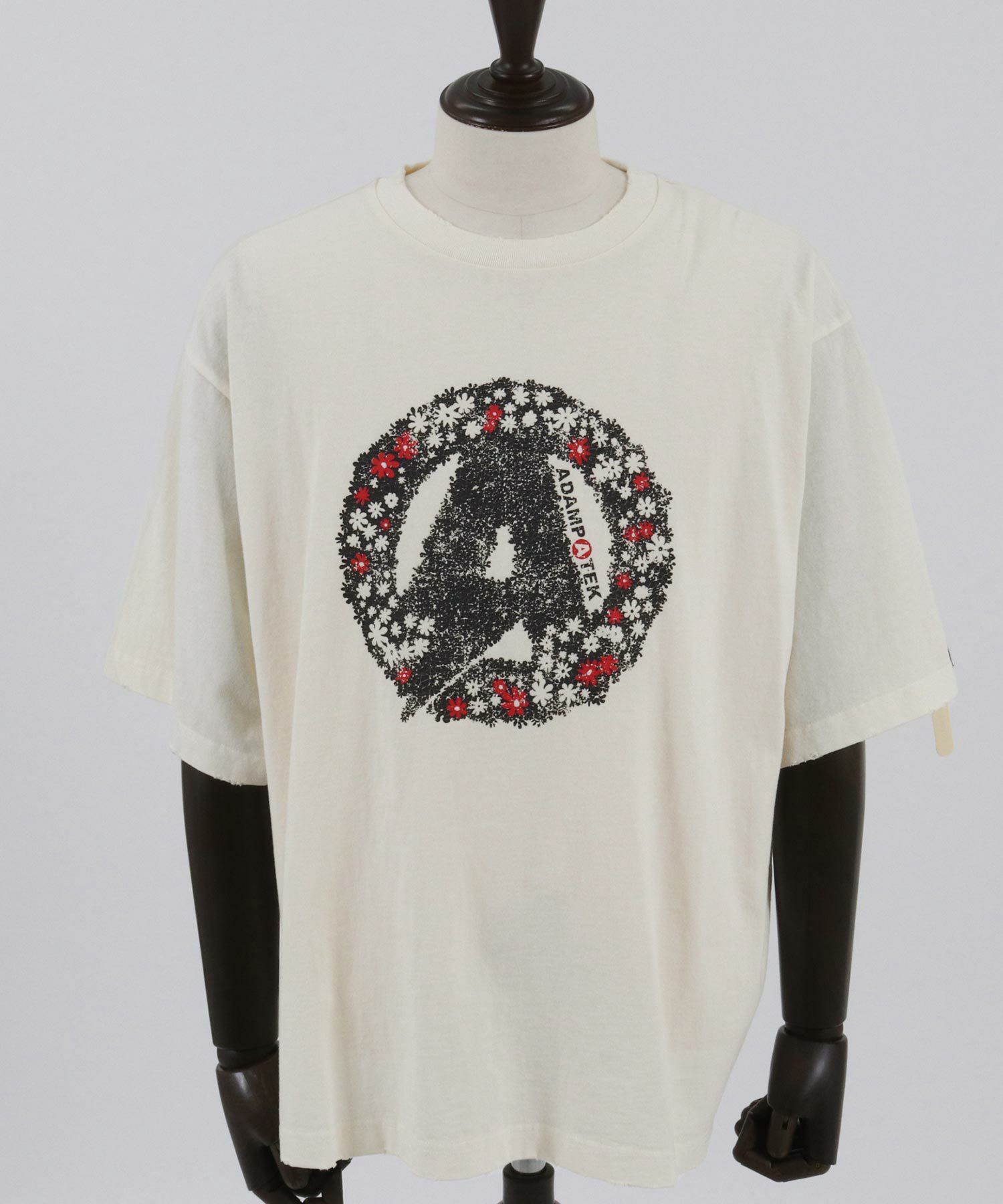 【ADAM PATEK(アダムパテック)】flower anarchy short sleeve pigment Tシャツ(AP2414024 ...
