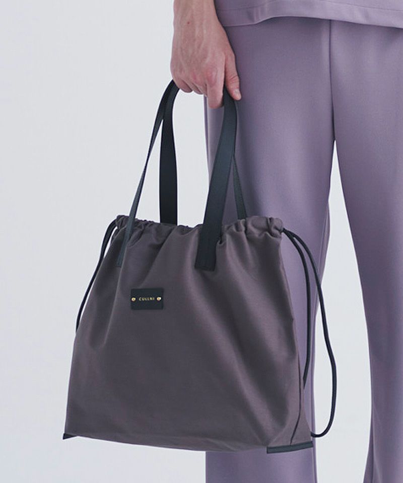 【CULLNI(クルニ)】Canvas Drawstring Tote Bag トートバッグ(BG-044) | CAMBIO カンビオ