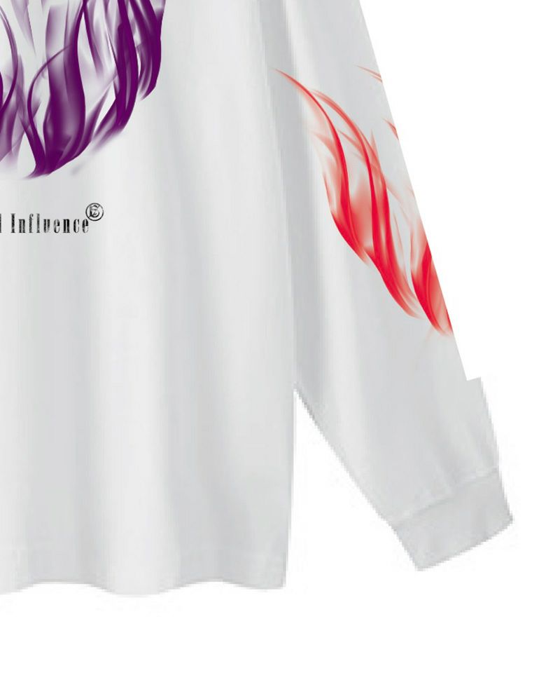 【A Good Bad Influence(ア グッド バッド インフルエンス)】 FIRE LONG SLEEVE T-SHIRT ...