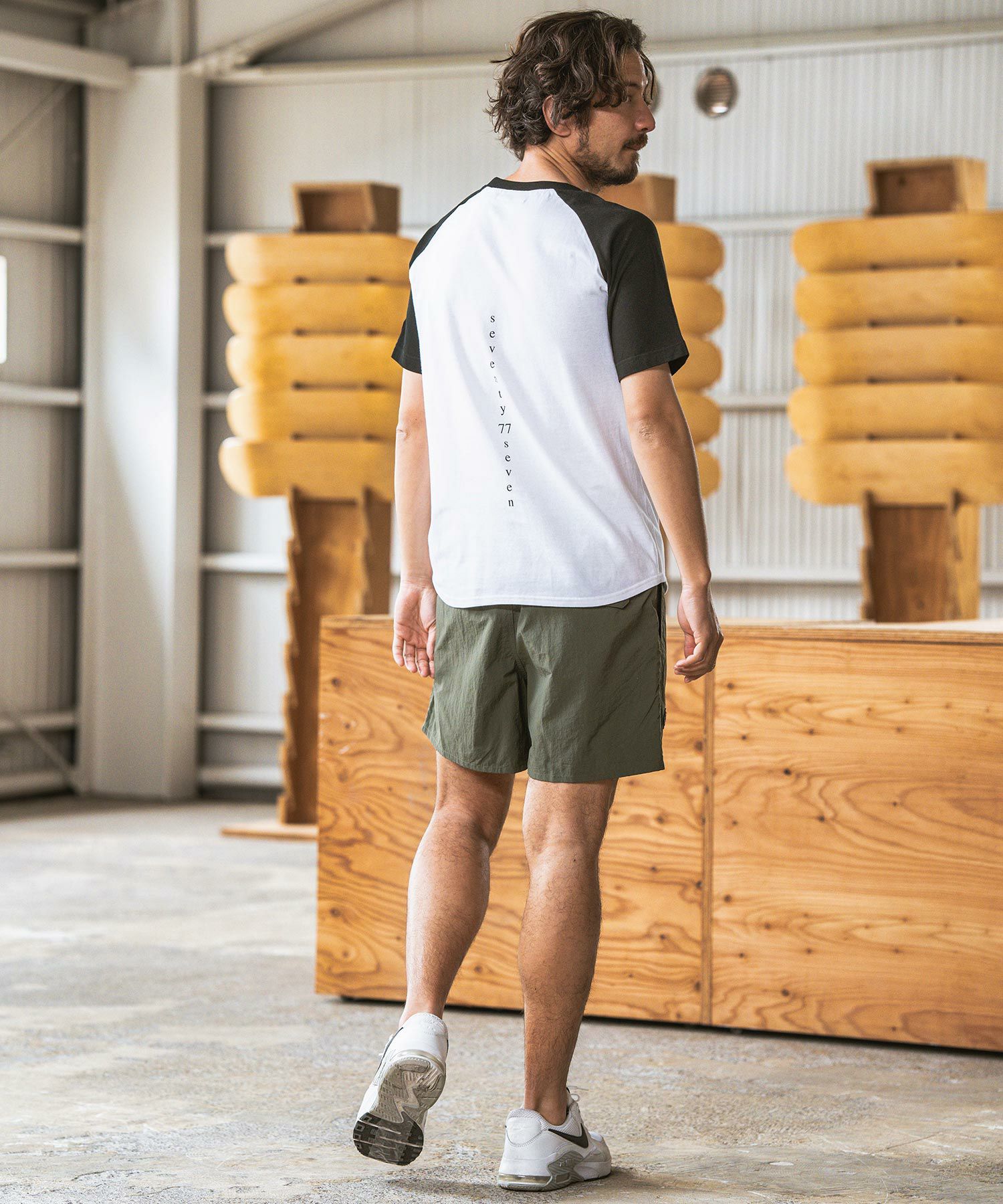 【seventy seven(セブンティセブン)】middle onz S-S BB t-shirts (cursive) Tシャツ(7724S160) | CAMBIO カンビオ