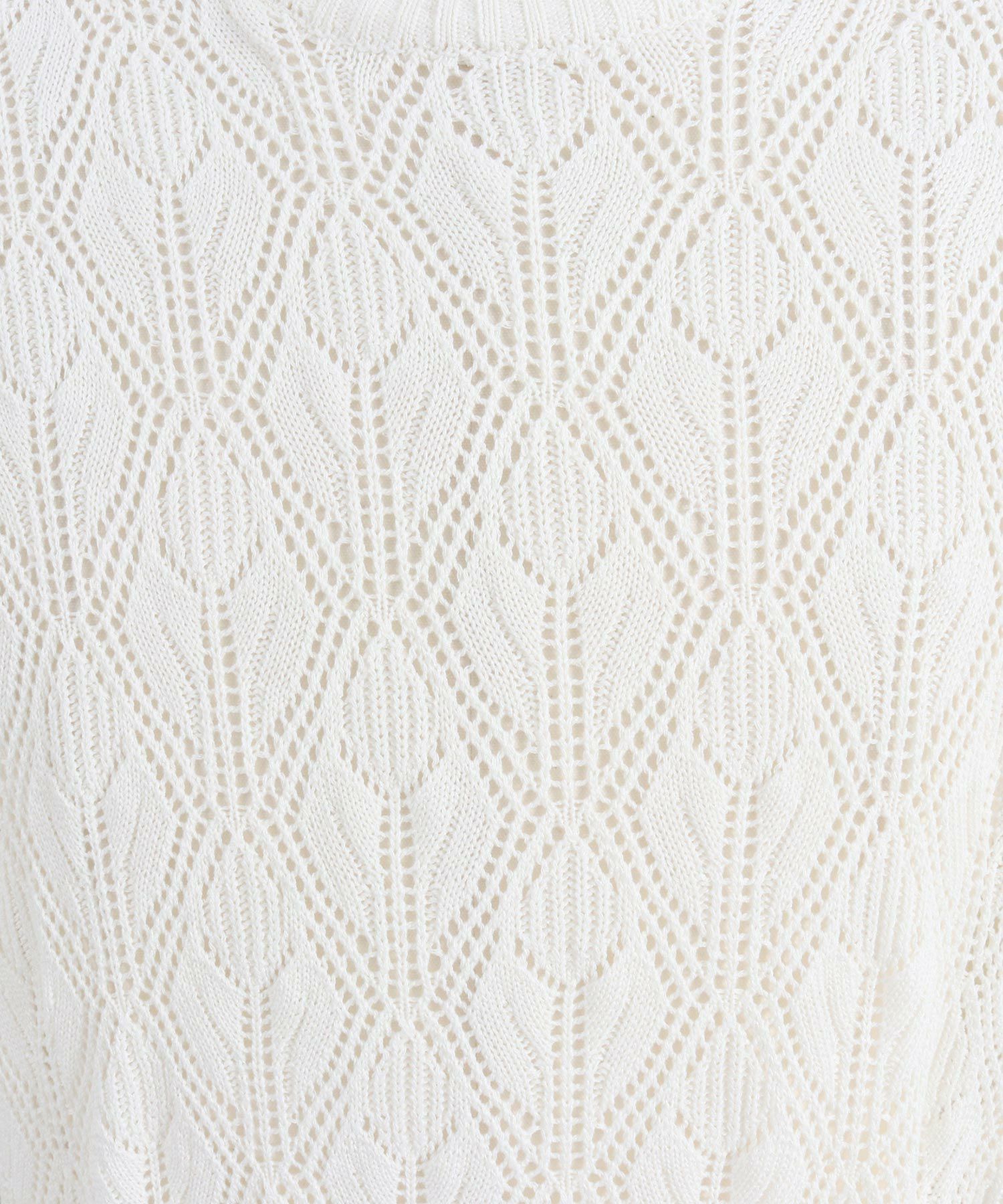 【CAMBIO(カンビオ)】Cool Touch Openwork Summer Knit Pullover サマーニット(PF-241-013) | CAMBIO カンビオ