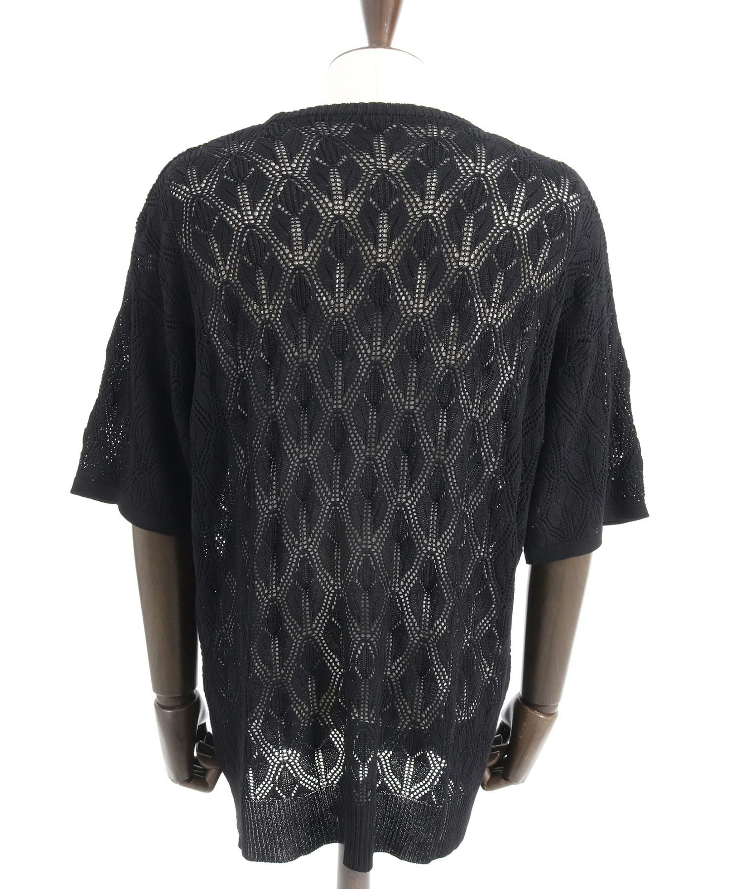 【CAMBIO(カンビオ)】Cool Touch Openwork Summer Knit Pullover サマーニット(PF-241-013) | CAMBIO カンビオ