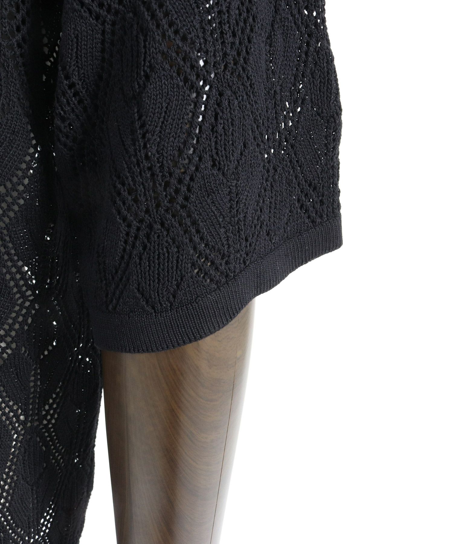 【CAMBIO(カンビオ)】Cool Touch Openwork Summer Knit Pullover サマーニット(PF-241-013) | CAMBIO カンビオ