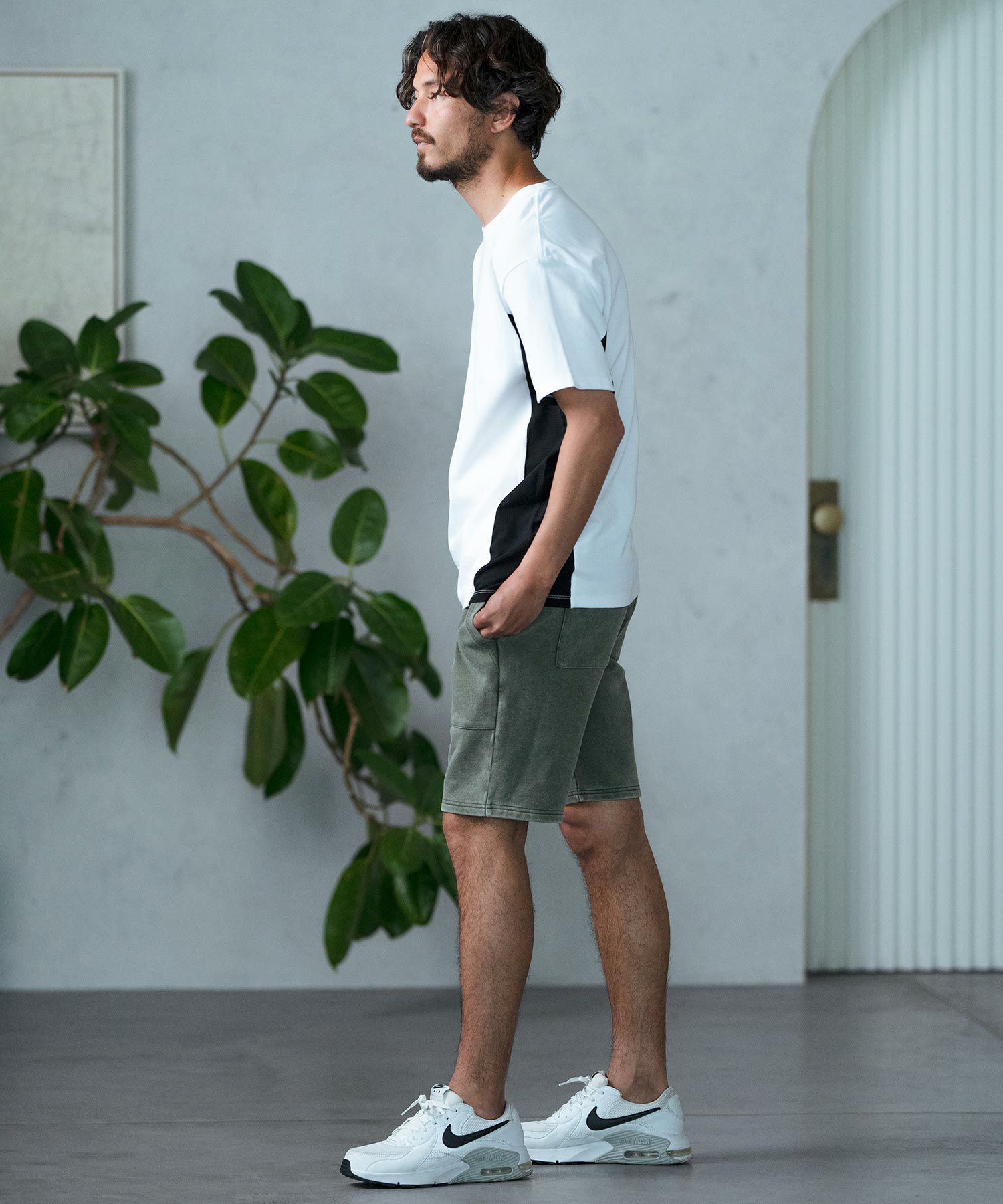 【Magine(マージン)】Side mesh design T-shirt Tシャツ(MGN-241-2-004) | CAMBIO カンビオ