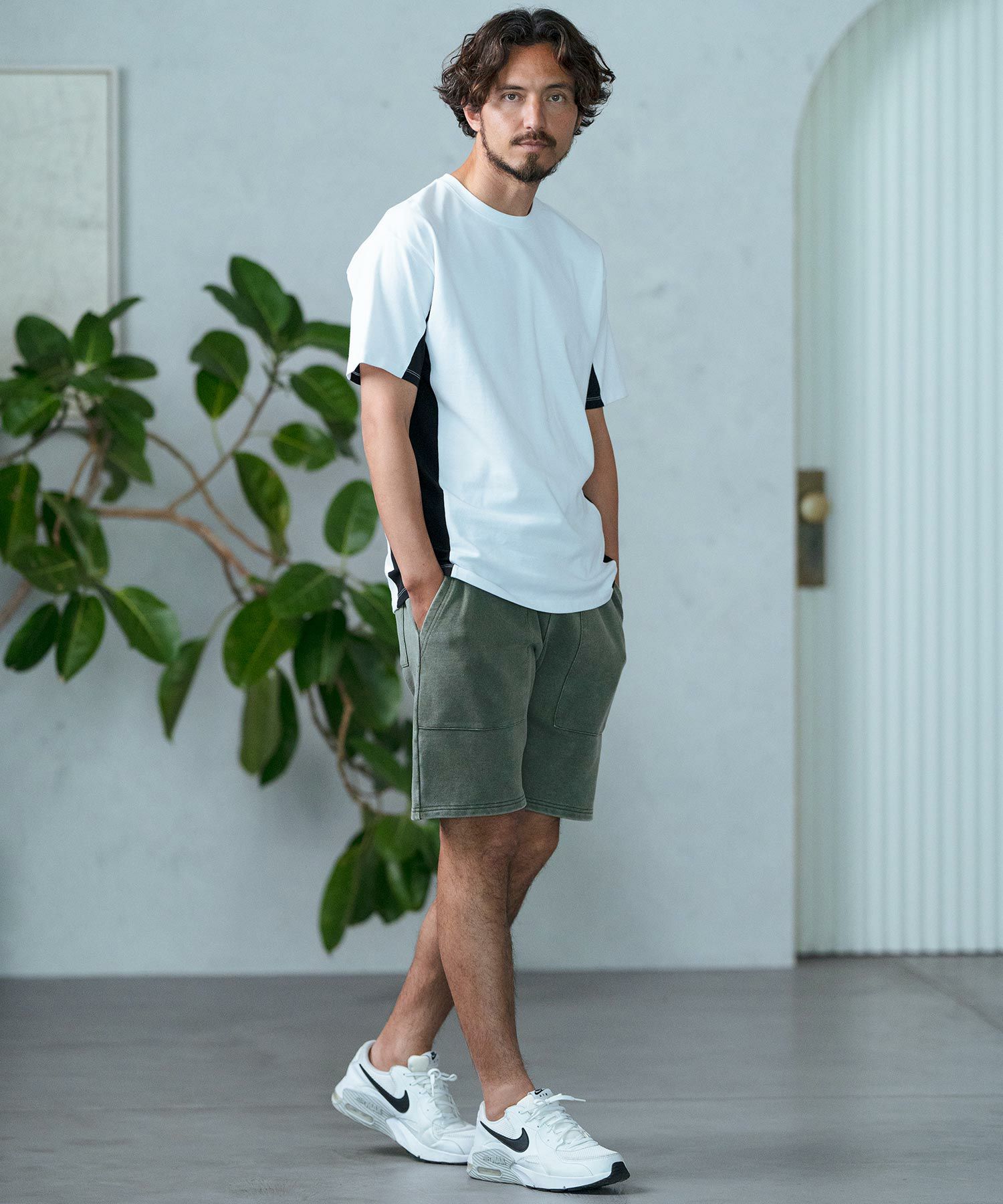 【Magine(マージン)】Side mesh design T-shirt Tシャツ(MGN-241-2-004) | CAMBIO カンビオ