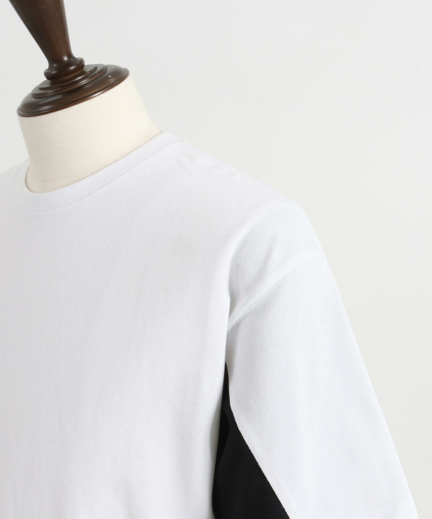 【Magine(マージン)】Side mesh design T-shirt Tシャツ(MGN-241-2-004) | CAMBIO カンビオ