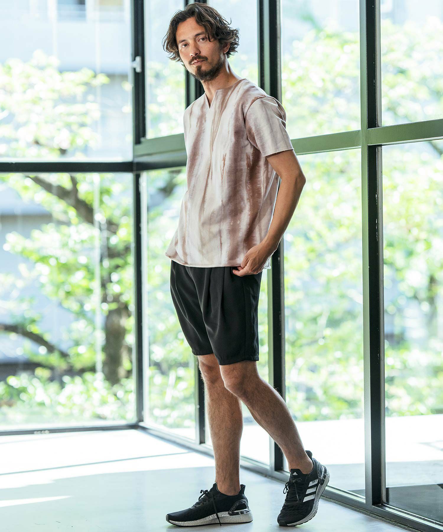 【Magine(マージン)】Distressed uneven dyeing Mini-URAKE T-shirt Tシャツ(MGN-241-2-025) | CAMBIO カンビオ