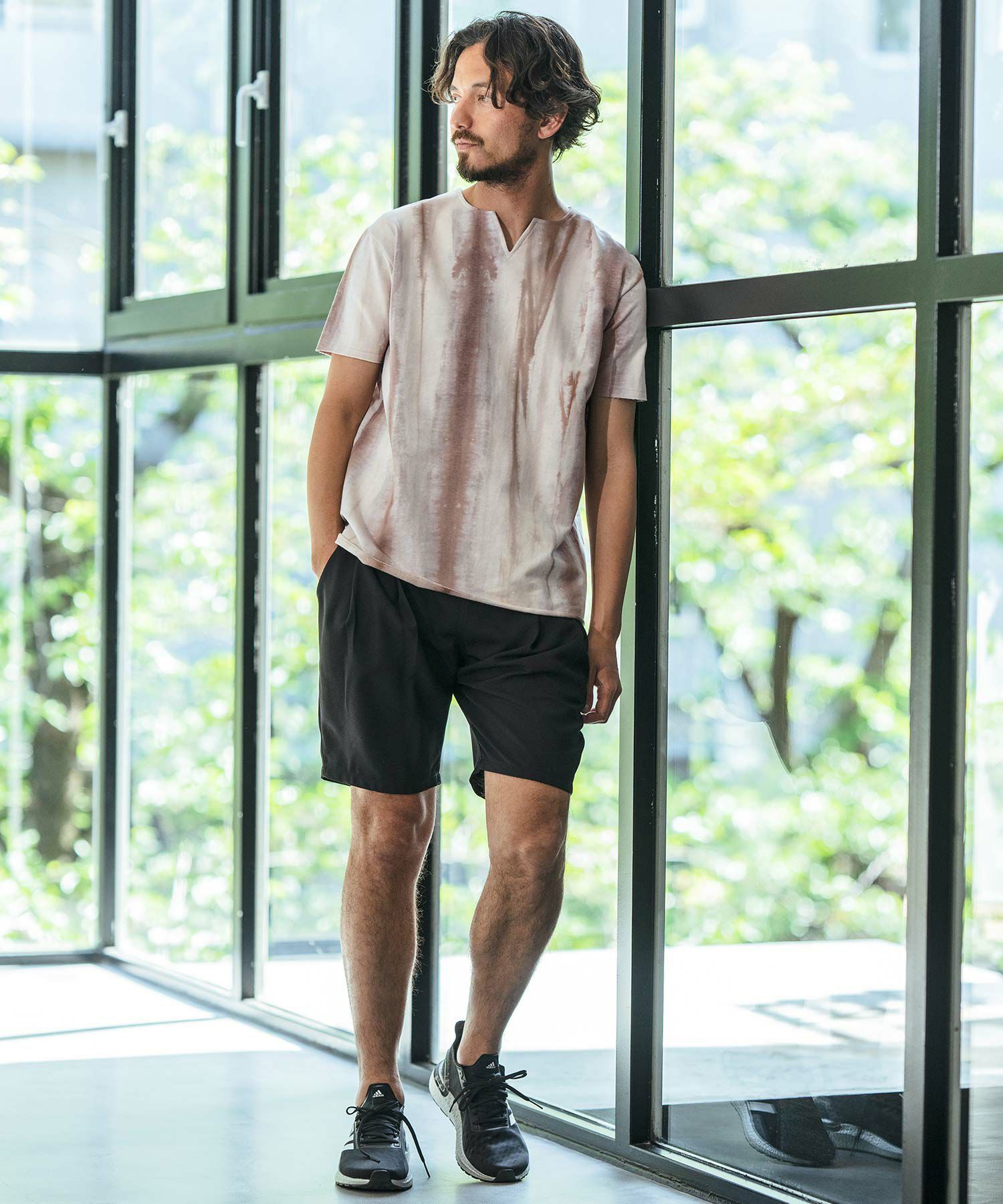 【Magine(マージン)】Distressed uneven dyeing Mini-URAKE T-shirt Tシャツ(MGN-241-2-025) | CAMBIO カンビオ