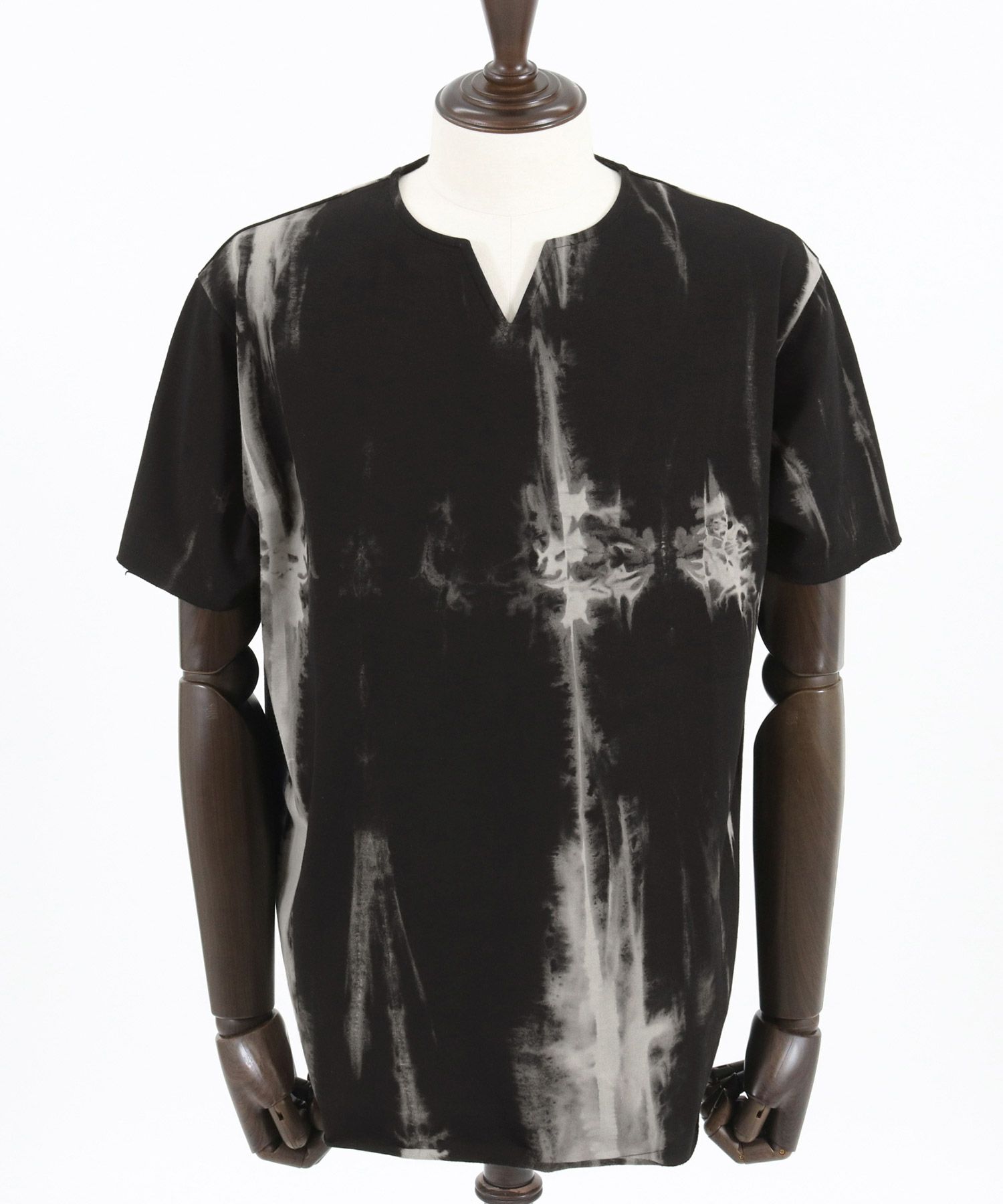 【Magine(マージン)】Distressed uneven dyeing Mini-URAKE T-shirt Tシャツ(MGN-241-2-025) | CAMBIO カンビオ
