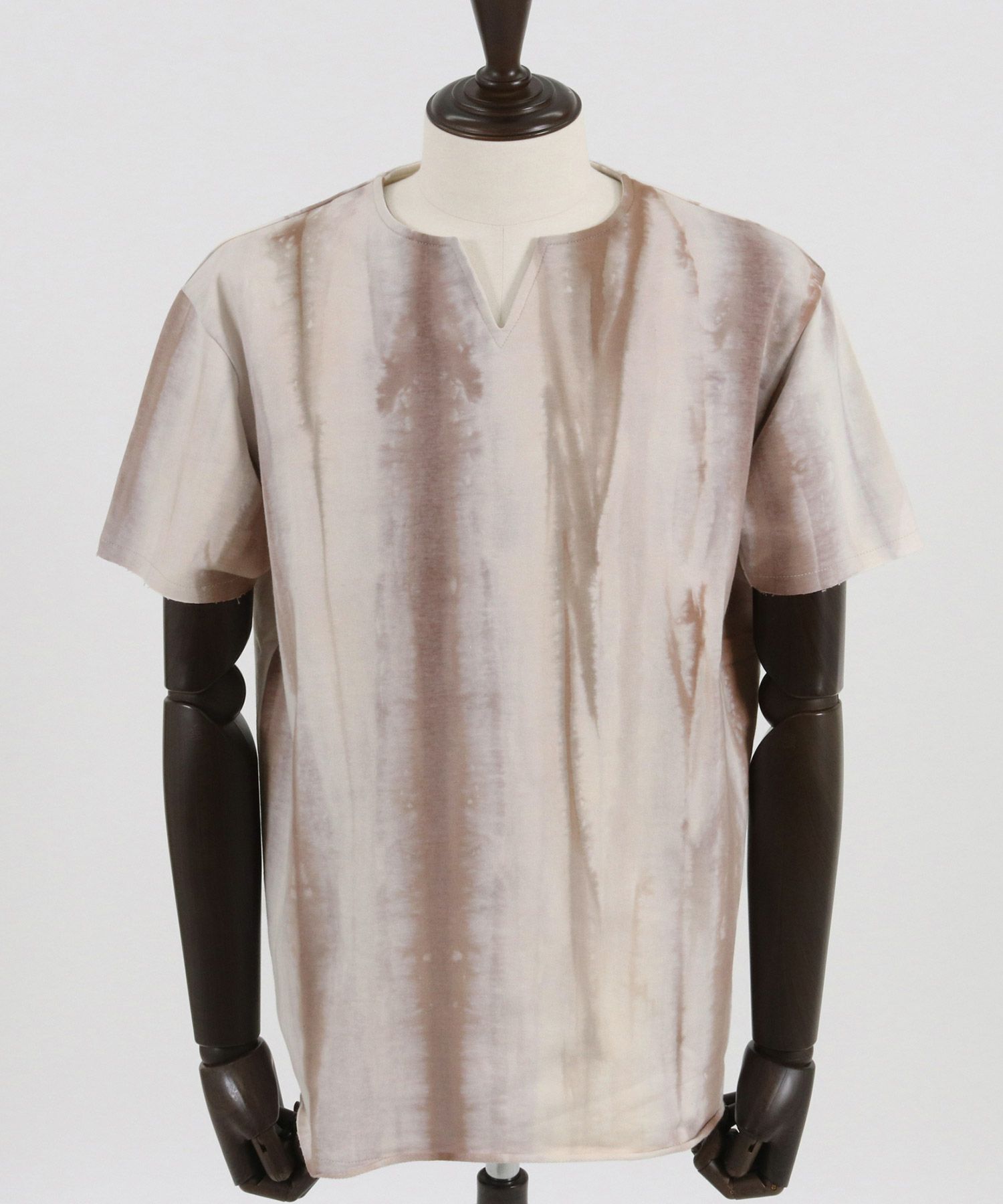 【Magine(マージン)】Distressed uneven dyeing Mini-URAKE T-shirt Tシャツ(MGN-241-2-025) | CAMBIO カンビオ
