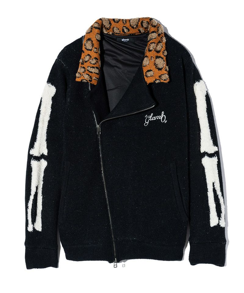 【glamb(グラム)】Knit Riders Jacket ニットライダースジャケット(GB0324-JKT09) | CAMBIO カンビオ