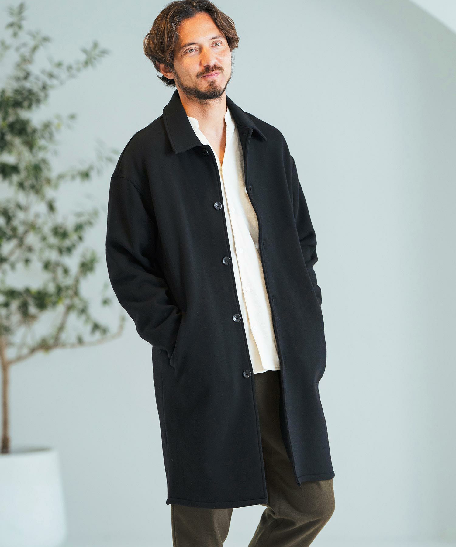 【Magine(マージン)】Back Brushed Sweat Single Coat シングルコート(MGN-242-017 ...