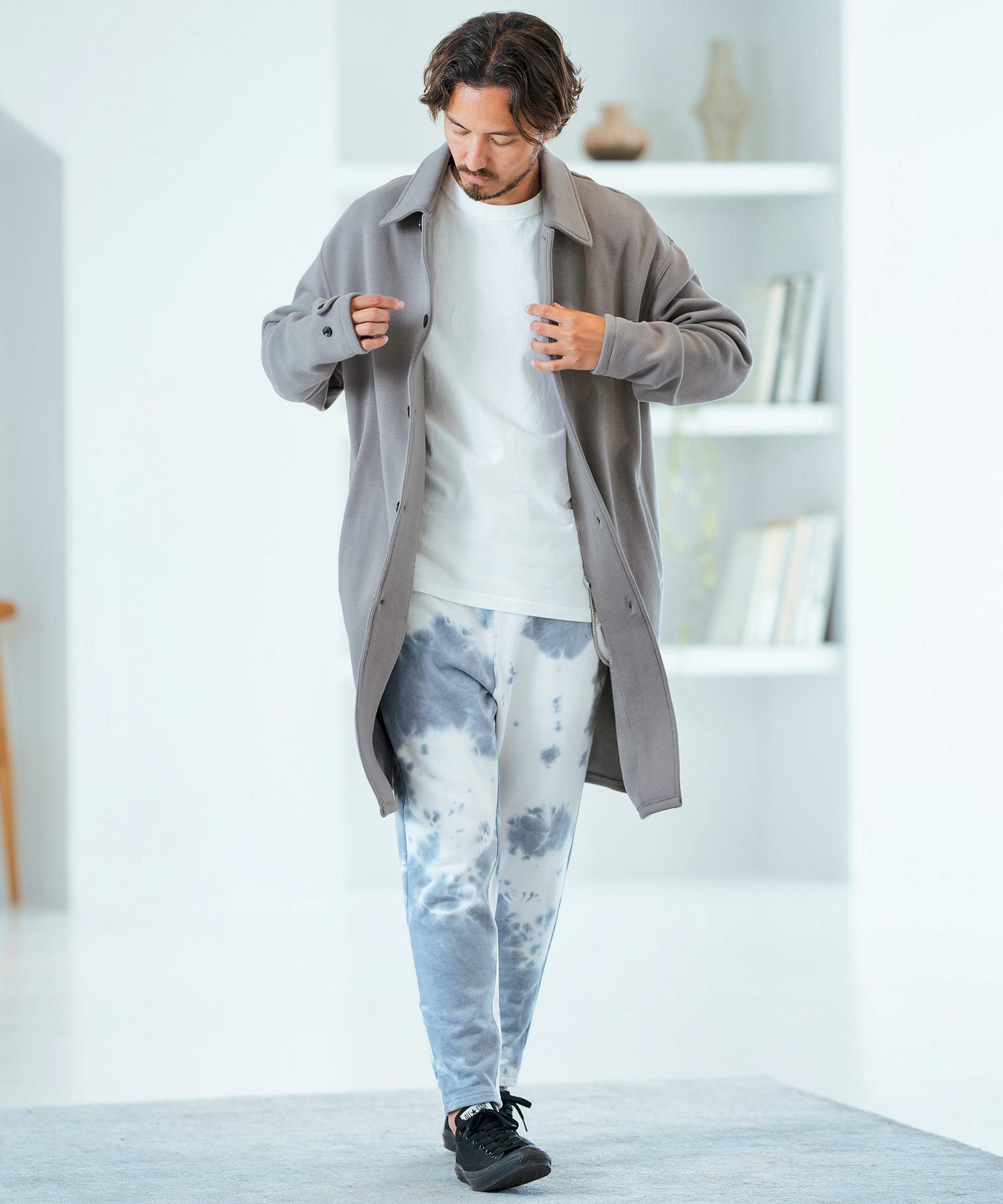 【Magine(マージン)】Back Brushed Sweat Single Coat シングルコート(MGN-242-017 ...