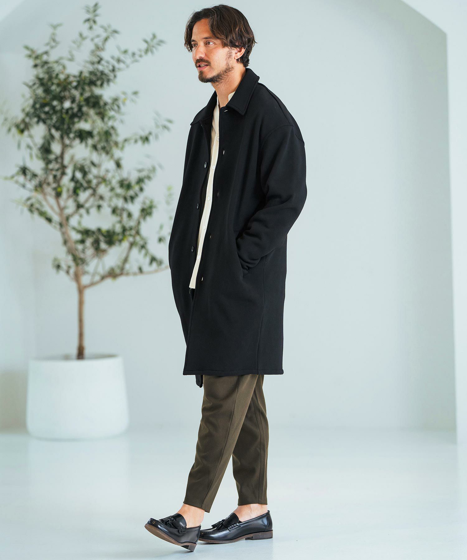 【Magine(マージン)】Back Brushed Sweat Single Coat シングルコート(MGN-242-017 ...