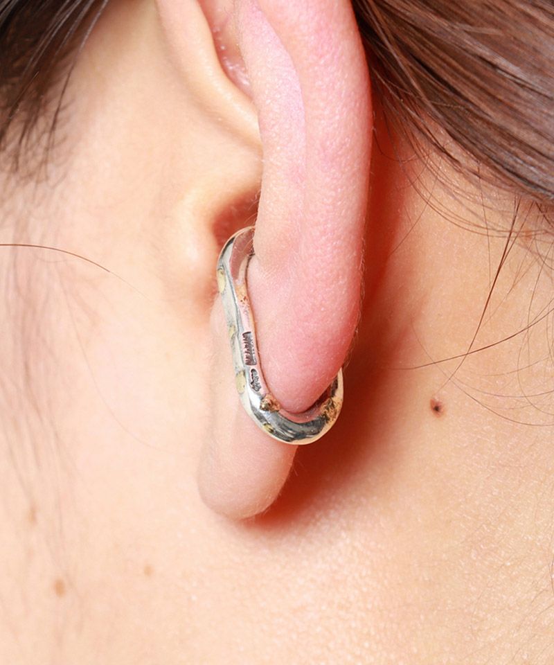【VIVIFY(ビビファイ)】【予約販売ご注文から1ヶ月半後出荷】 Oval ear cuffs w-gold イヤーカフ(片耳1P)(VFPL-015) | CAMBIO カンビオ