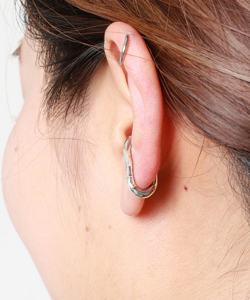 【VIVIFY(ビビファイ)】【予約販売ご注文から1ヶ月半後出荷】 Oval ear cuffs w-gold イヤーカフ(片耳1P)(VFPL-015) | CAMBIO カンビオ