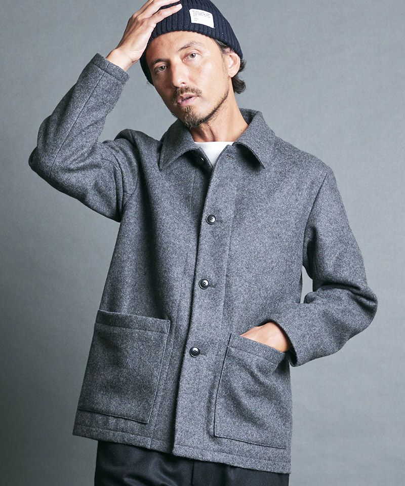 50%OFF【Magine(マージン)】WOOL MELTON SHORT SINGLE COAT ショートシングルコート(2434-018 ...