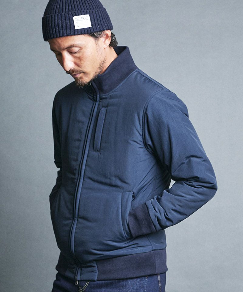 【Magine(マージン)】【予約販売12月上旬～中旬入荷】NYLON THINSULATE STAND RIB BLOUSON ブルゾン ...