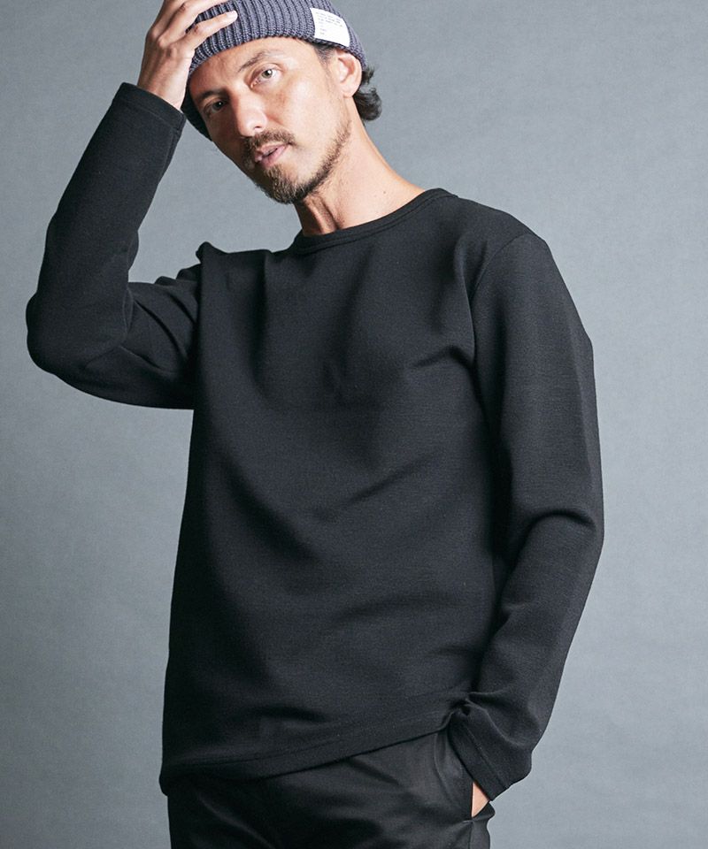 【Magine(マージン)】WOOL MILANO RIB KNITSAW L-S ニットソー(2432-034) | CAMBIO カンビオ
