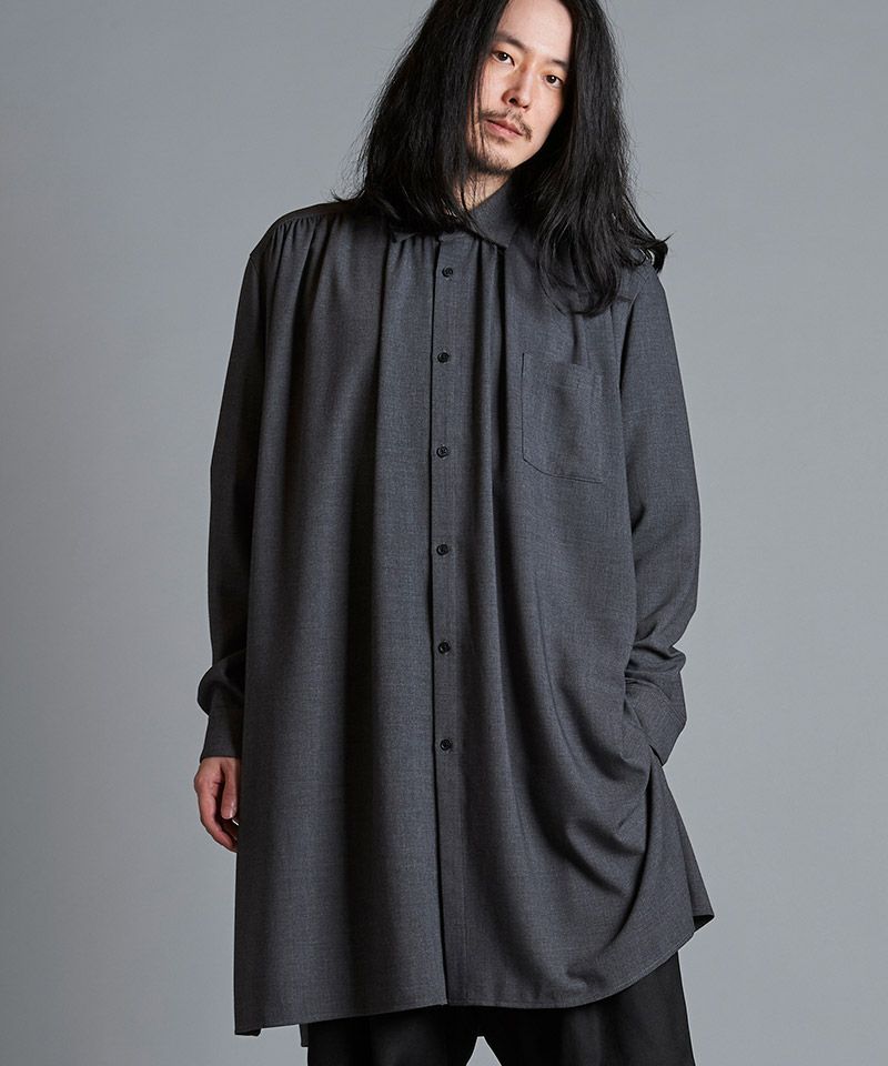 20%OFF【NO ID.(ノーアイディー)】ｷﾞｬｻﾞｰﾛﾝｸﾞSH シャツ(455006-867S