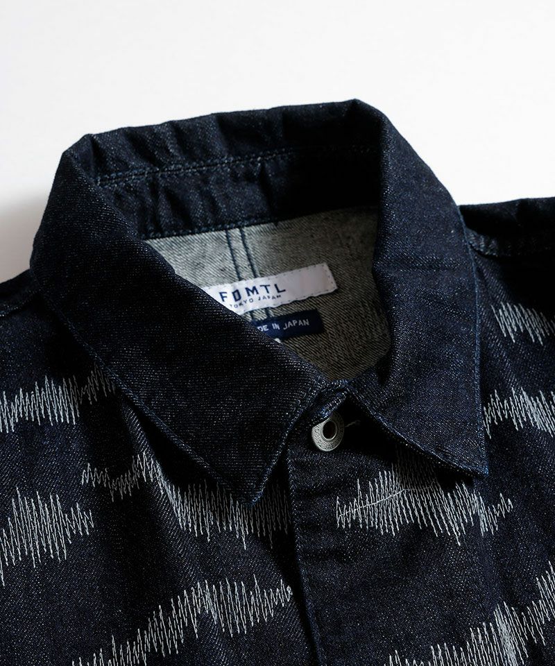 【FDMTL(ファンダメンタル)】TIGER SASHIKO COVERALL JACKET RINSE ジャケット(FA25-JK29R ...