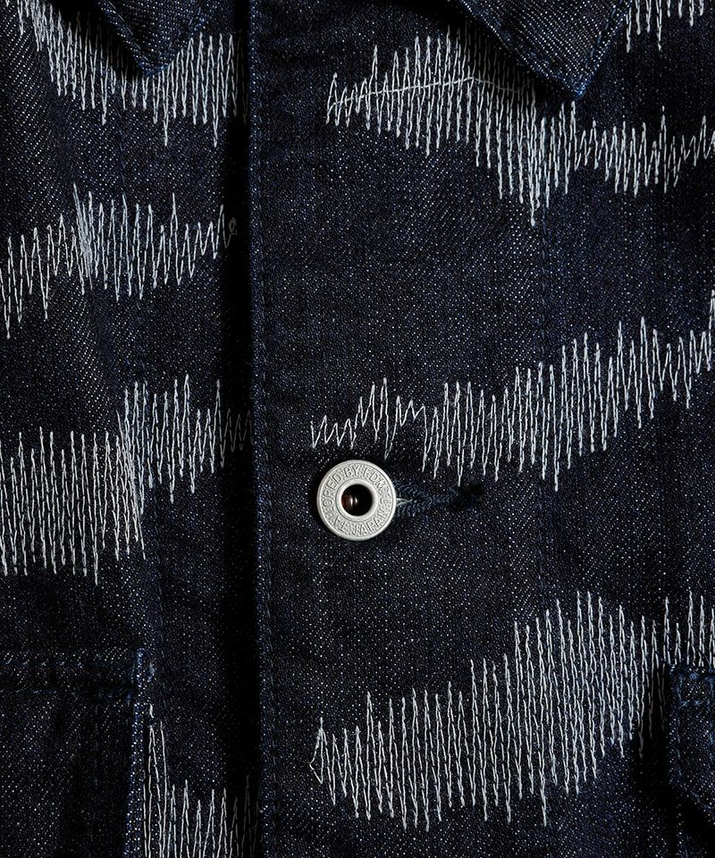 【FDMTL(ファンダメンタル)】TIGER SASHIKO COVERALL JACKET RINSE ジャケット(FA25-JK29R ...