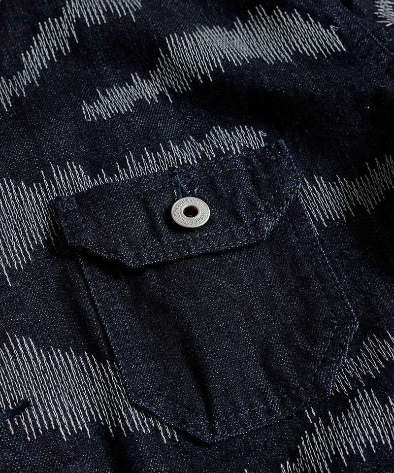 【FDMTL(ファンダメンタル)】TIGER SASHIKO COVERALL JACKET RINSE ジャケット(FA25-JK29R ...