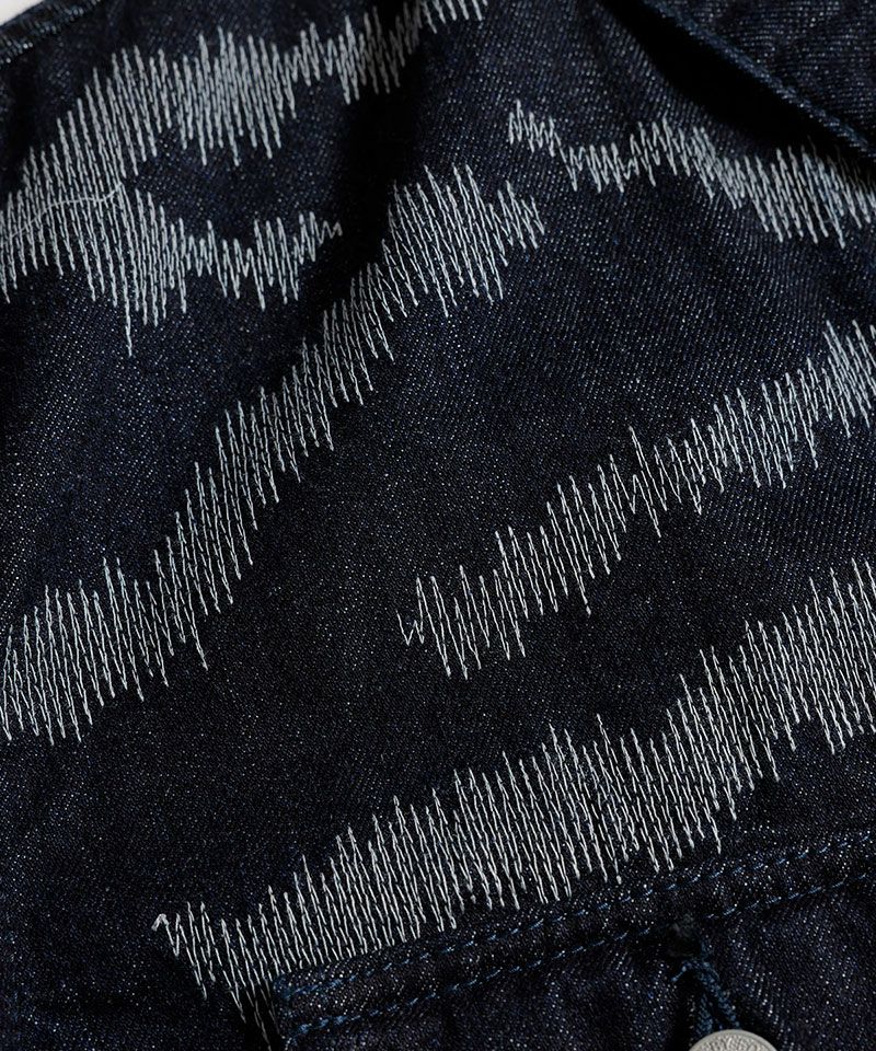 【FDMTL(ファンダメンタル)】TIGER SASHIKO COVERALL JACKET RINSE ジャケット(FA25-JK29R ...