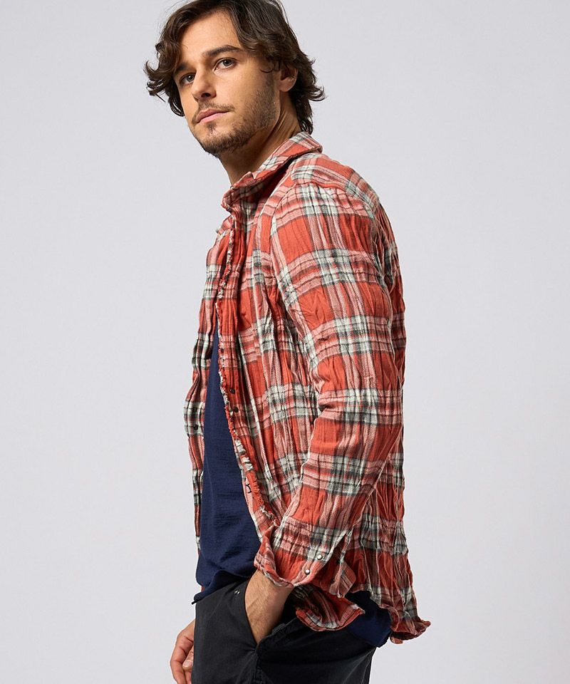 【wjk】2-hook check シャツ(4481 ch88f) | CAMBIO カンビオ