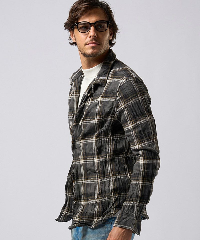 【wjk】2-hook check シャツ(4481 ch88f) | CAMBIO カンビオ