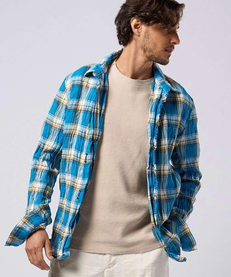 【wjk】2-hook check シャツ(4481 ch88f) | CAMBIO カンビオ